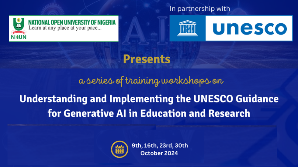 Training Workshop Series on Understanding and Implementing the UNESCO ...